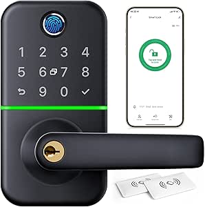 Keypad Smart Door Lock with Handle: Kucacci Keyless Entry Door Lock ...