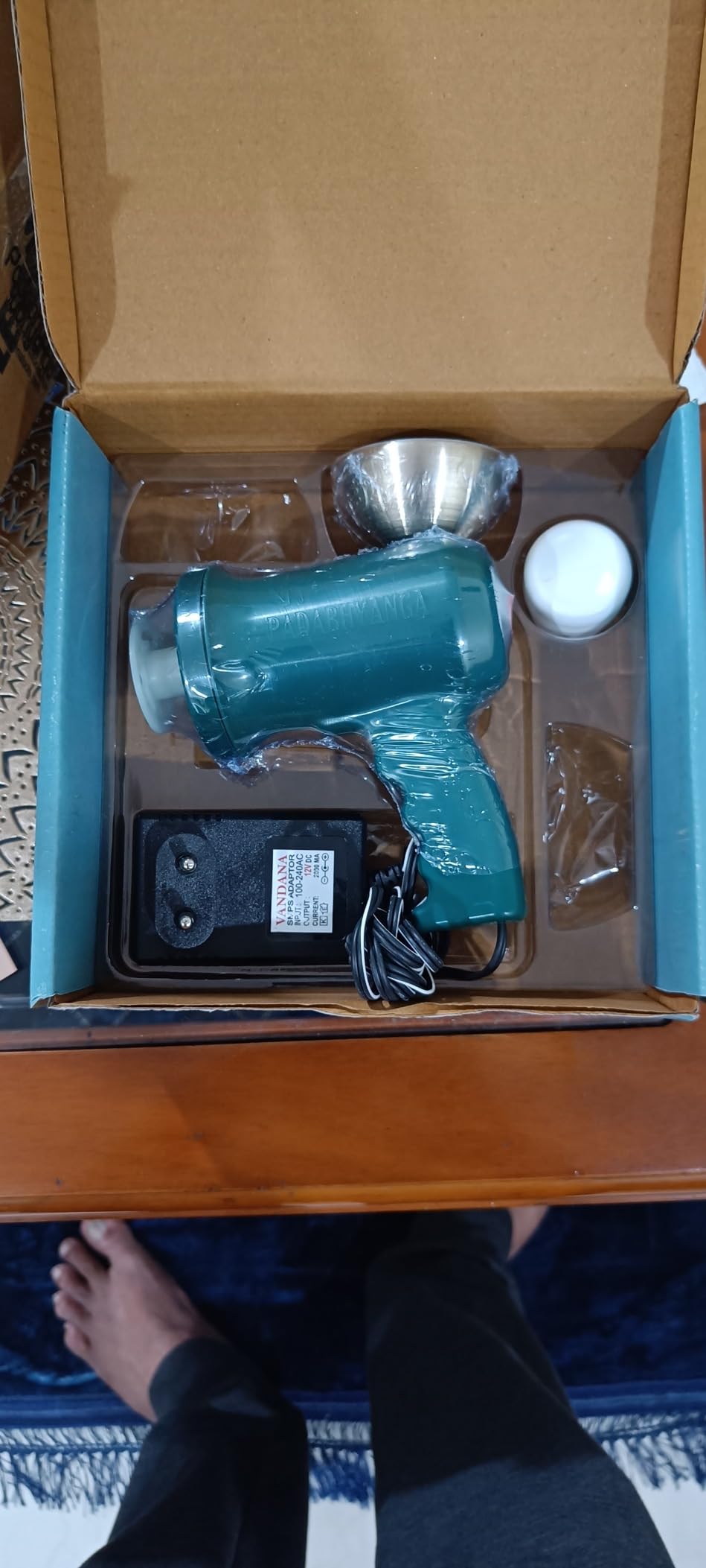 VT's Padabhyanga Electric Ayurvedic Kansa Vatki for Foot Massage,Green ...