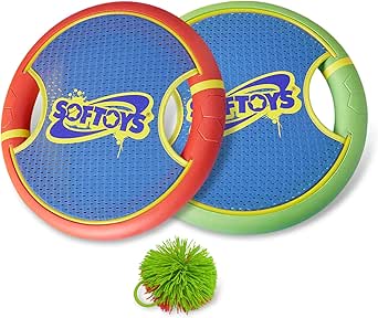 Amazon.com: BELINTON Bouncy Paddle Ball Game Set - Toss & Catch Game ...