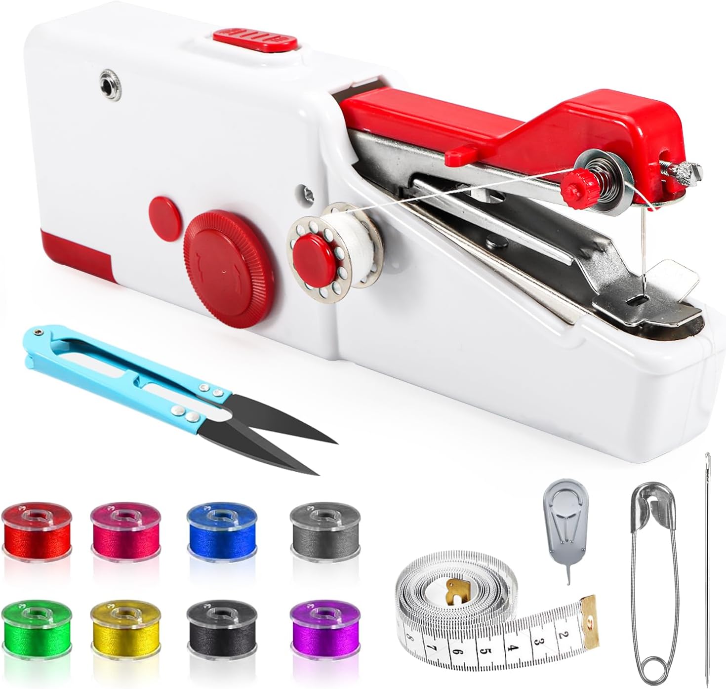 Amazon.com: Handheld Sewing Machine, Hand Sewing Machine for Beginners ...