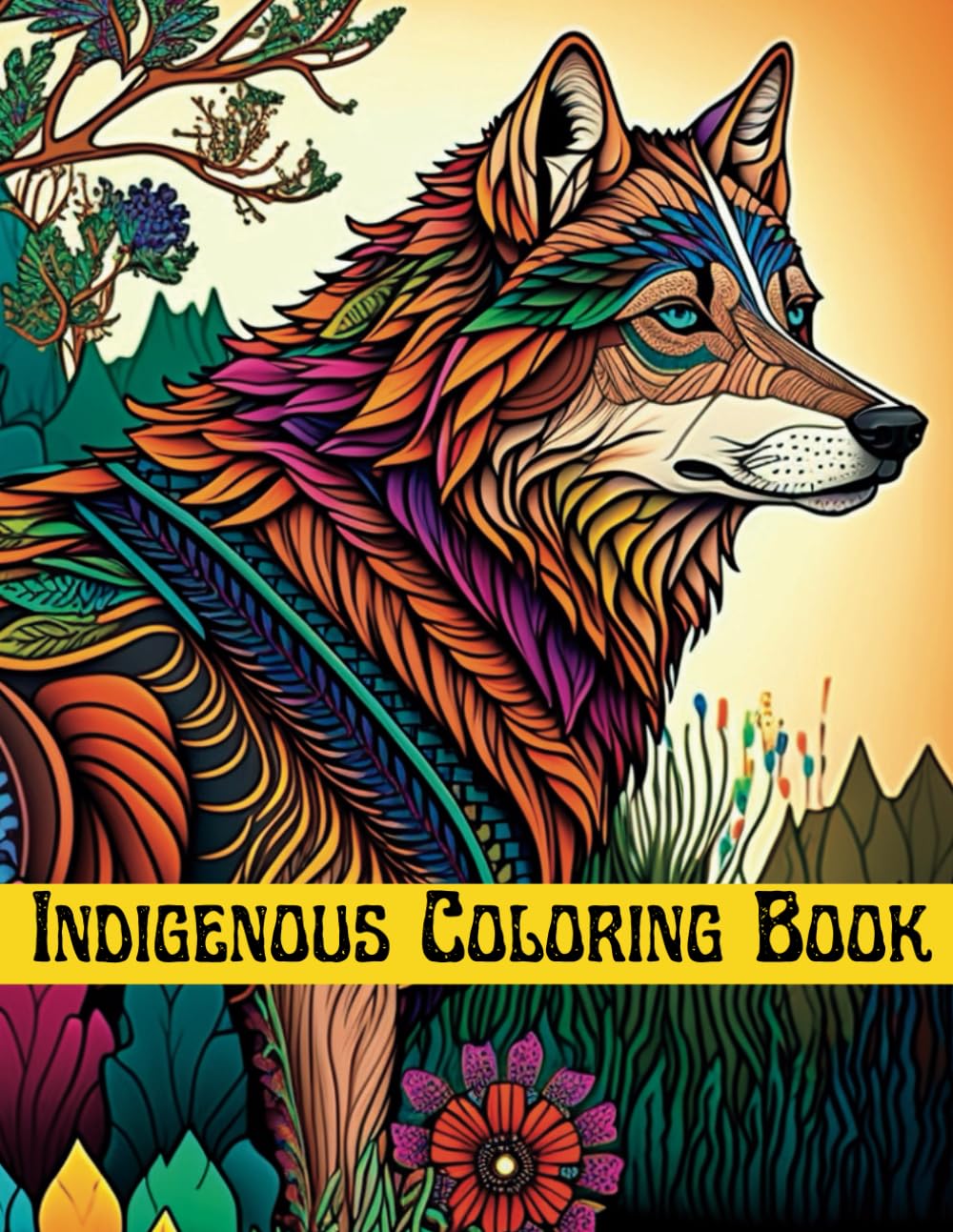 Indigenous Coloring Book: Indigenous Animal Art Coloring Book for Kids ...