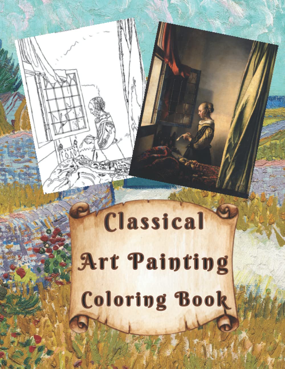 Classical Art Painting Coloring Book Famous Artists Biography And ...