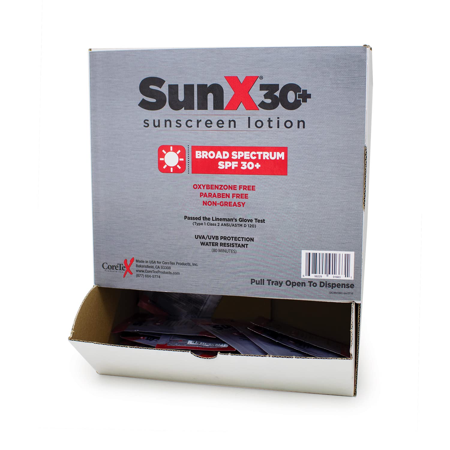 Amazon.com: Sun X 30+ SPF Individual Sunscreen Packets Travel Size ...