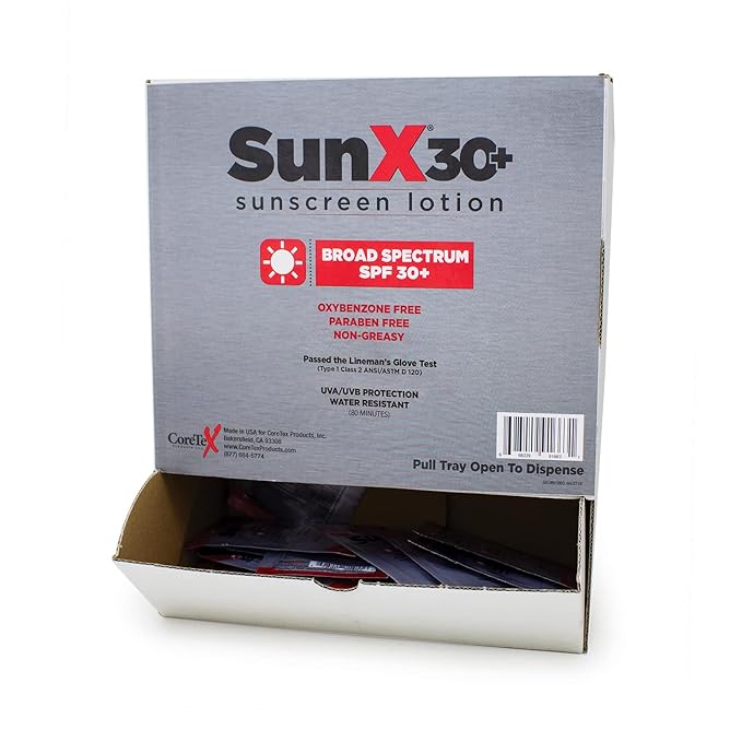 Amazon.com: Sun X 30+ SPF Individual Sunscreen Packets Travel Size ...