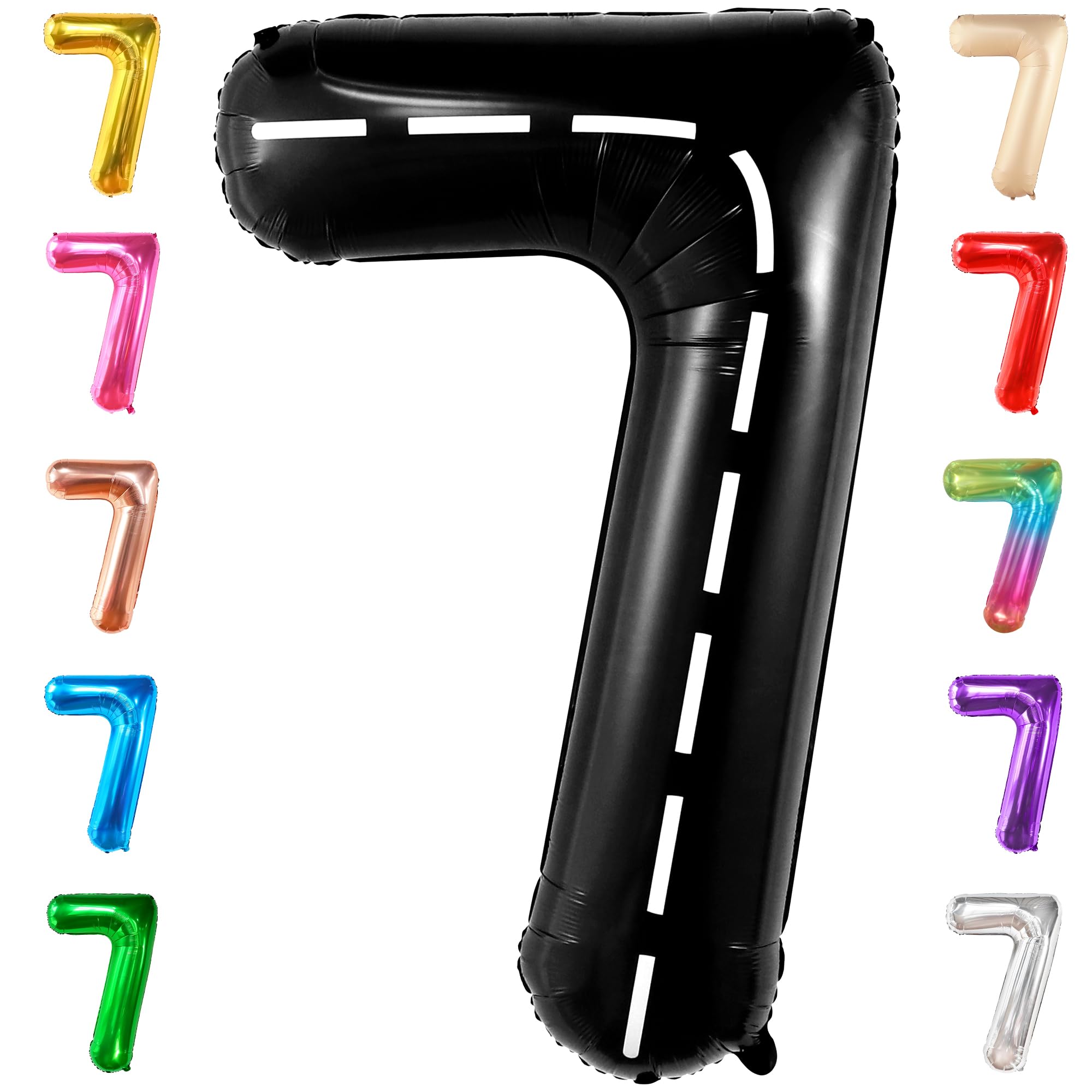 Snapklik.com : KatchOn Giant Checkered Number 7 Balloon