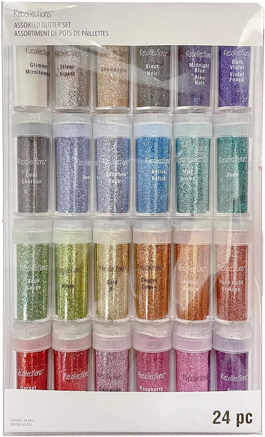 Amazon.com: Extra Fine Glitter Pack by Recollections - Assorted Glitter ...