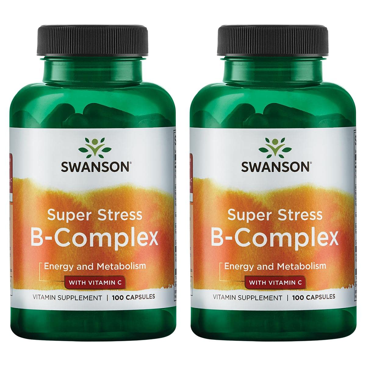 Amazon.com: Swanson Vitamin B-Complex w/Vitamin C - Natural Supplement ...