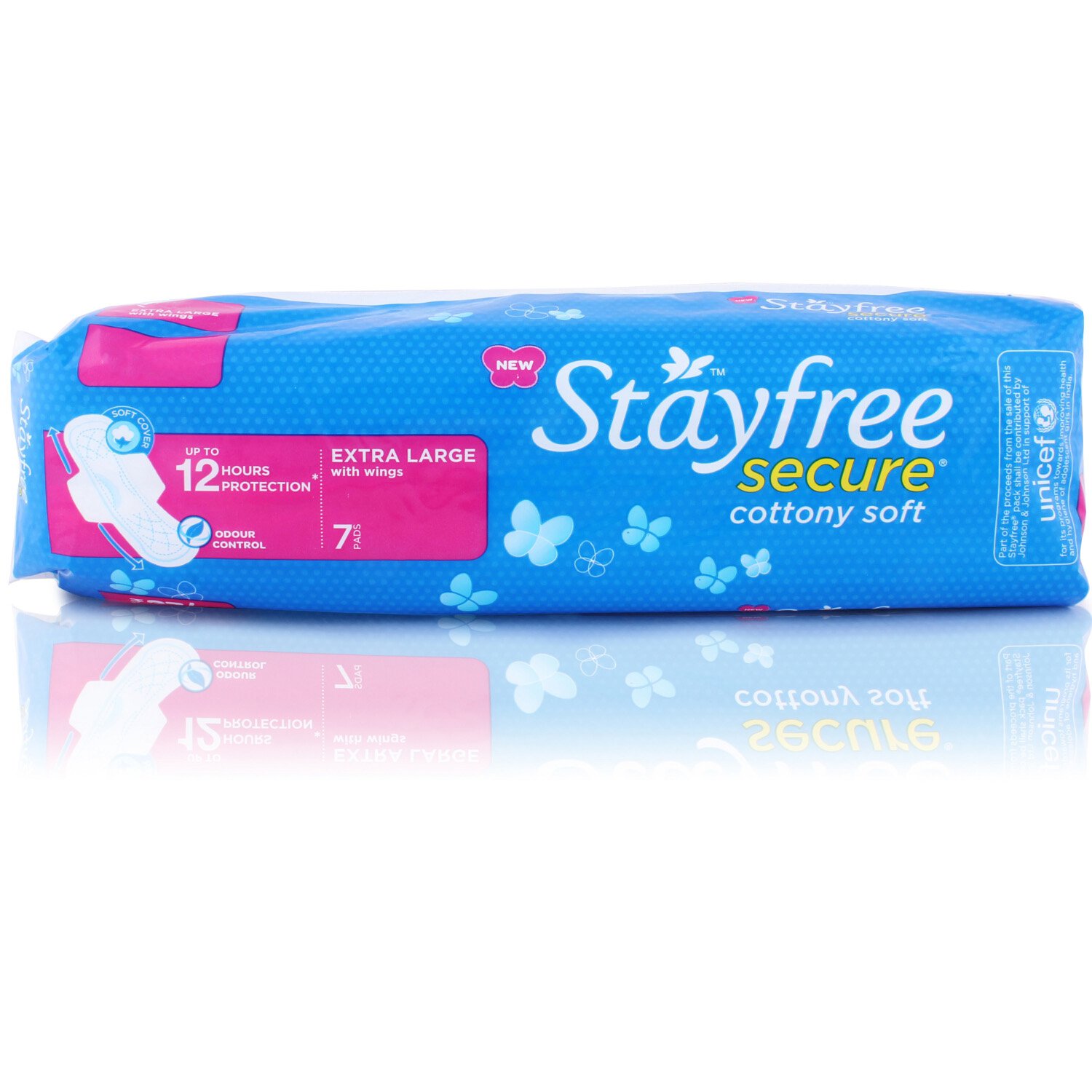 Buy Stayfree Secure Cottony Soft Sanitary Pads - Regular XL, 7 Pads ...