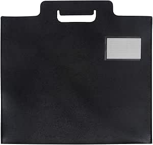 Amazon.com : JAM PAPER Plastic Thin Portfolio File Carry Case with ...