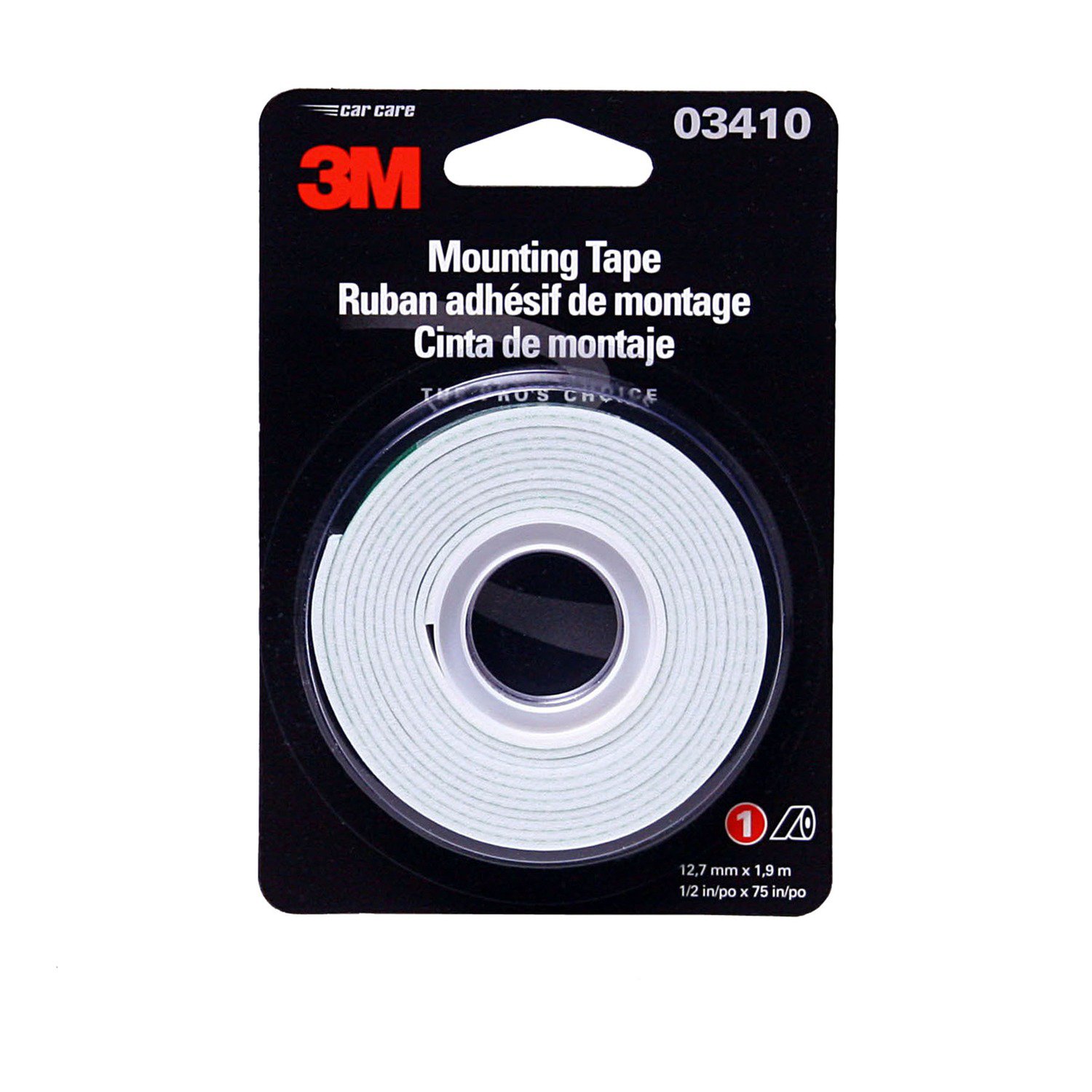 3M 03410 1/2"X75" Mounting Tape: Buy Online at Best Price in Egypt - Souq is now Amazon.eg
