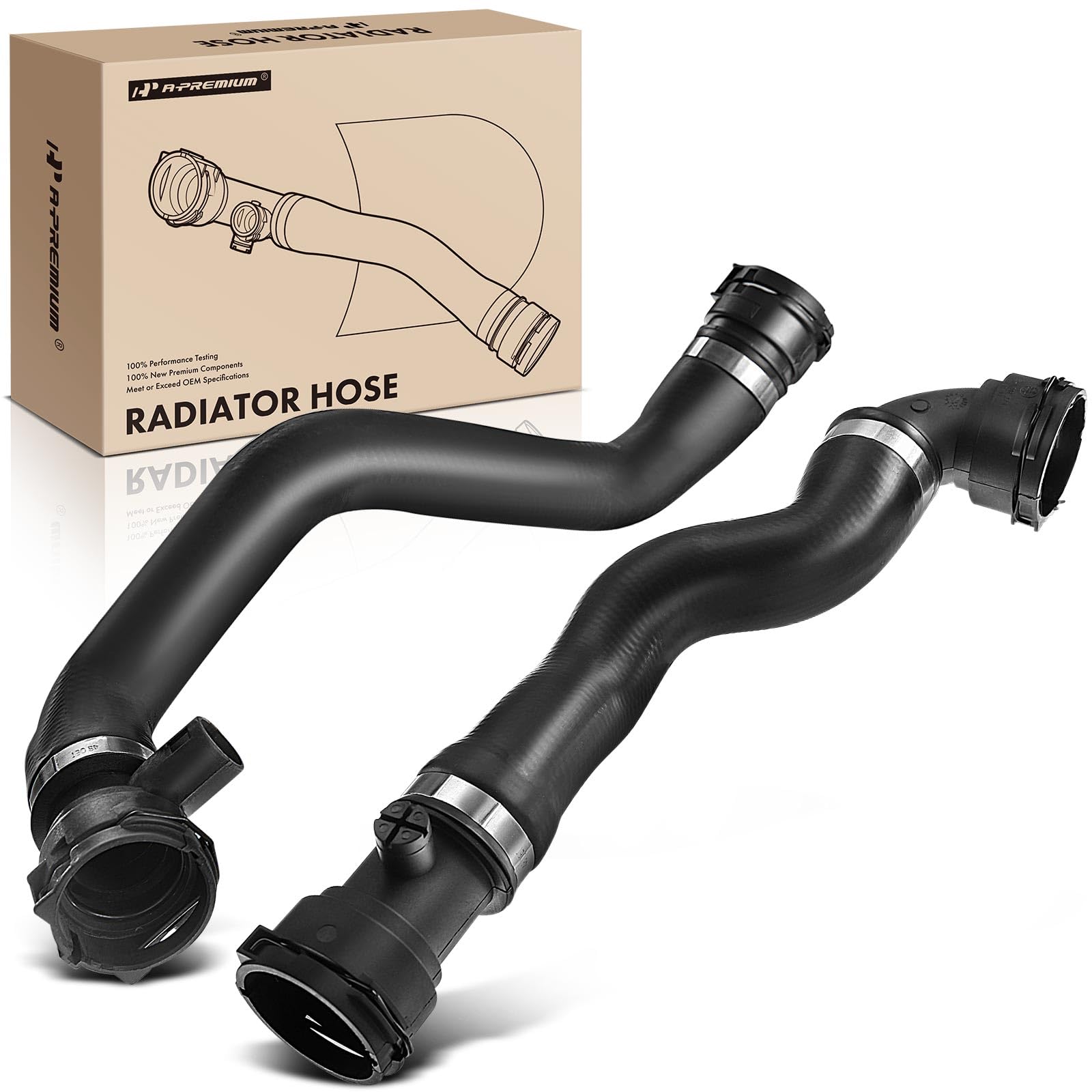 Amazon.com: A-Premium Upper & Lower Radiator Coolant Hose Compatible ...