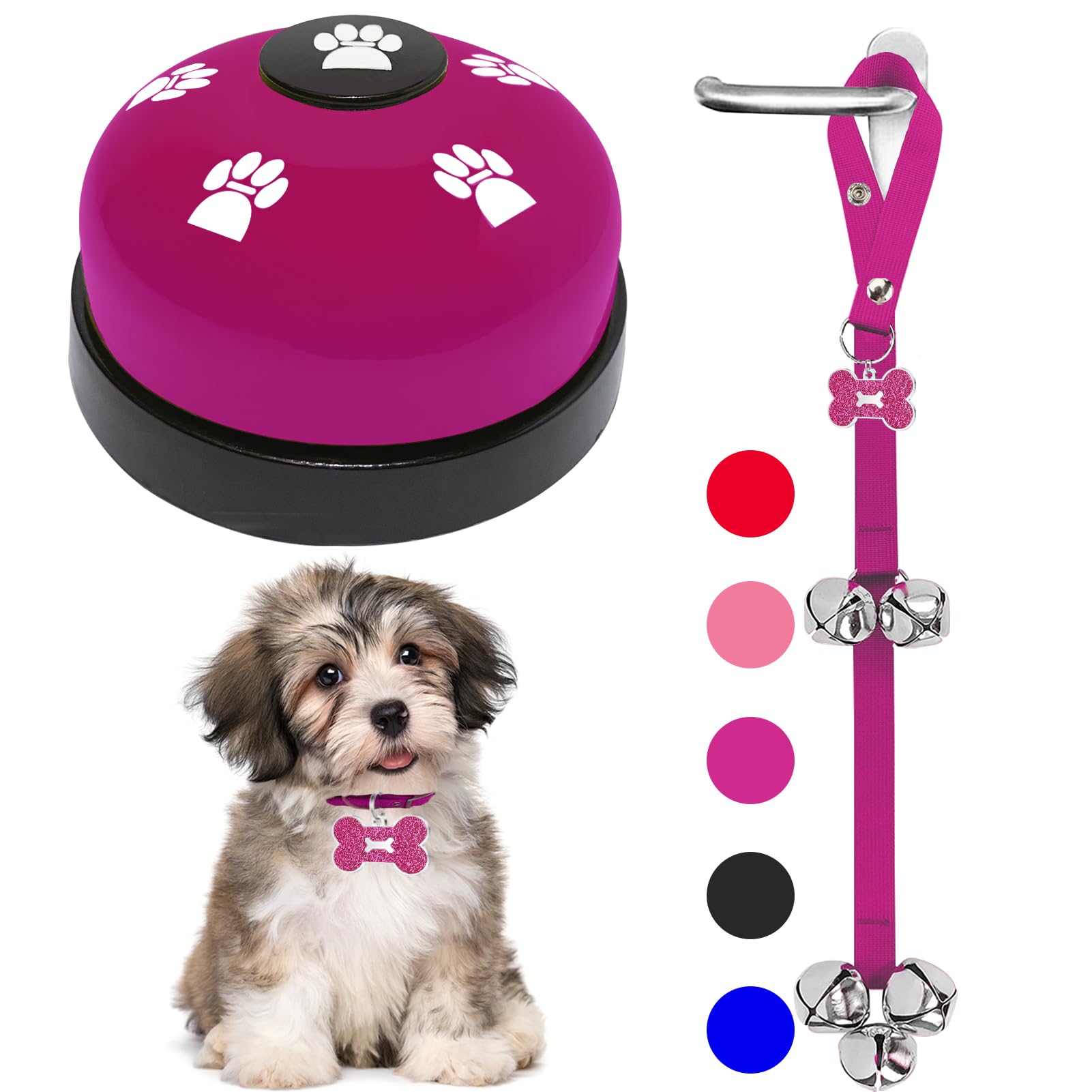 Amazon.com : KEXIAVA 2 Pack Dog Bells, Puppy Potty Training Bell Dog ...
