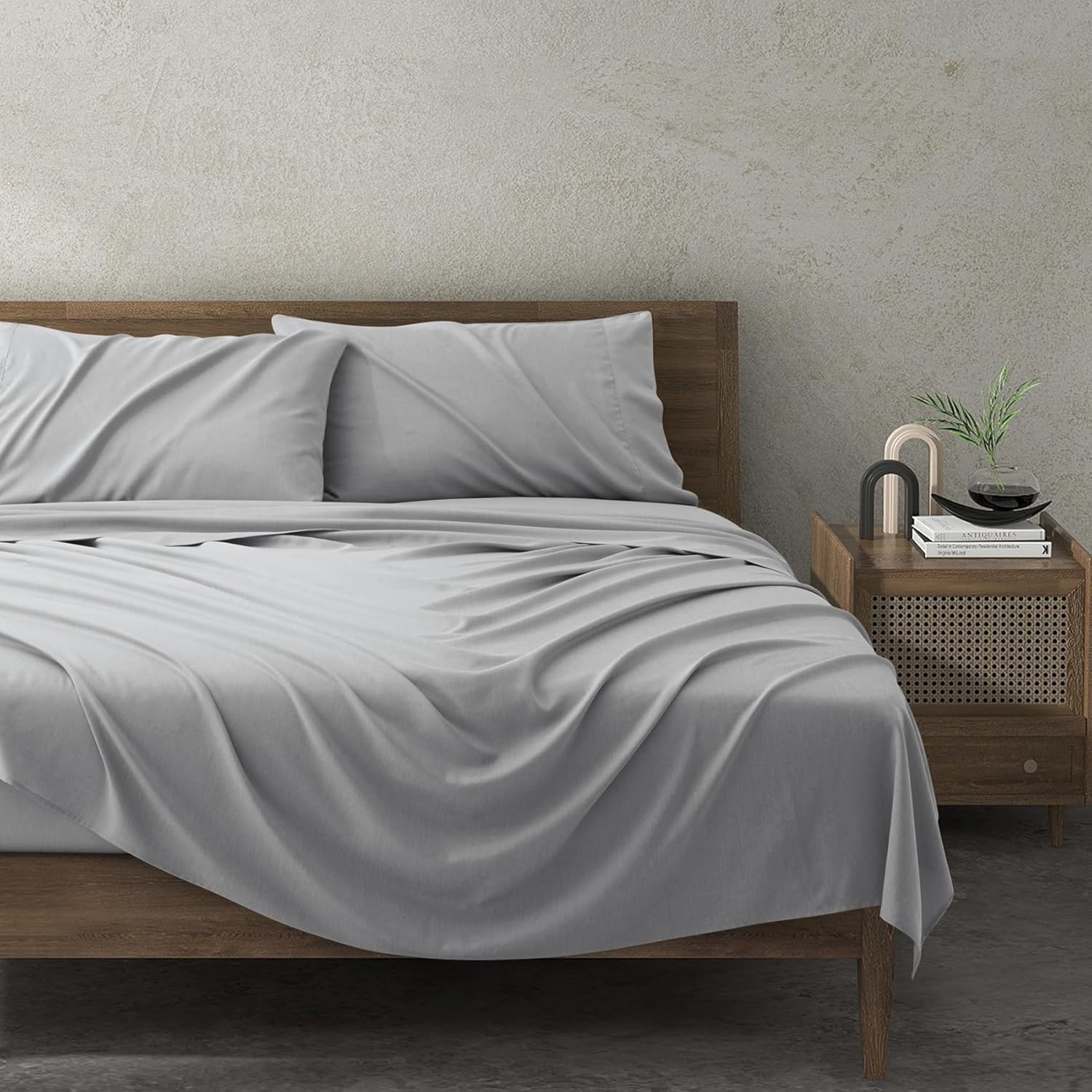 Amazon.com: COMFLIVE Cooling Sheets Set, Rayon Cool Fiber, 4 Piece ...