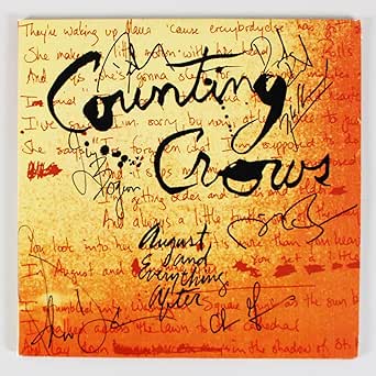Counting Crows Band Signed Record Album August and Everything (7) Incl ...