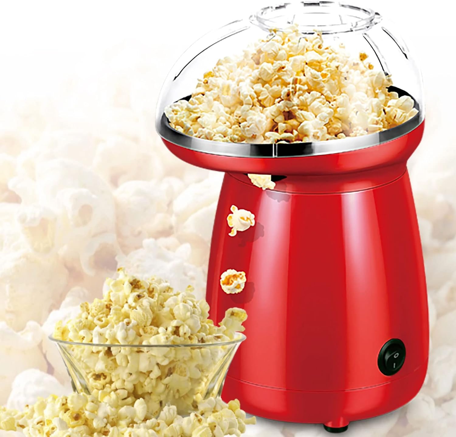 Amazon.com: 1200W Fast Popcorn Making Machine, Retro Popcorn Machine ...