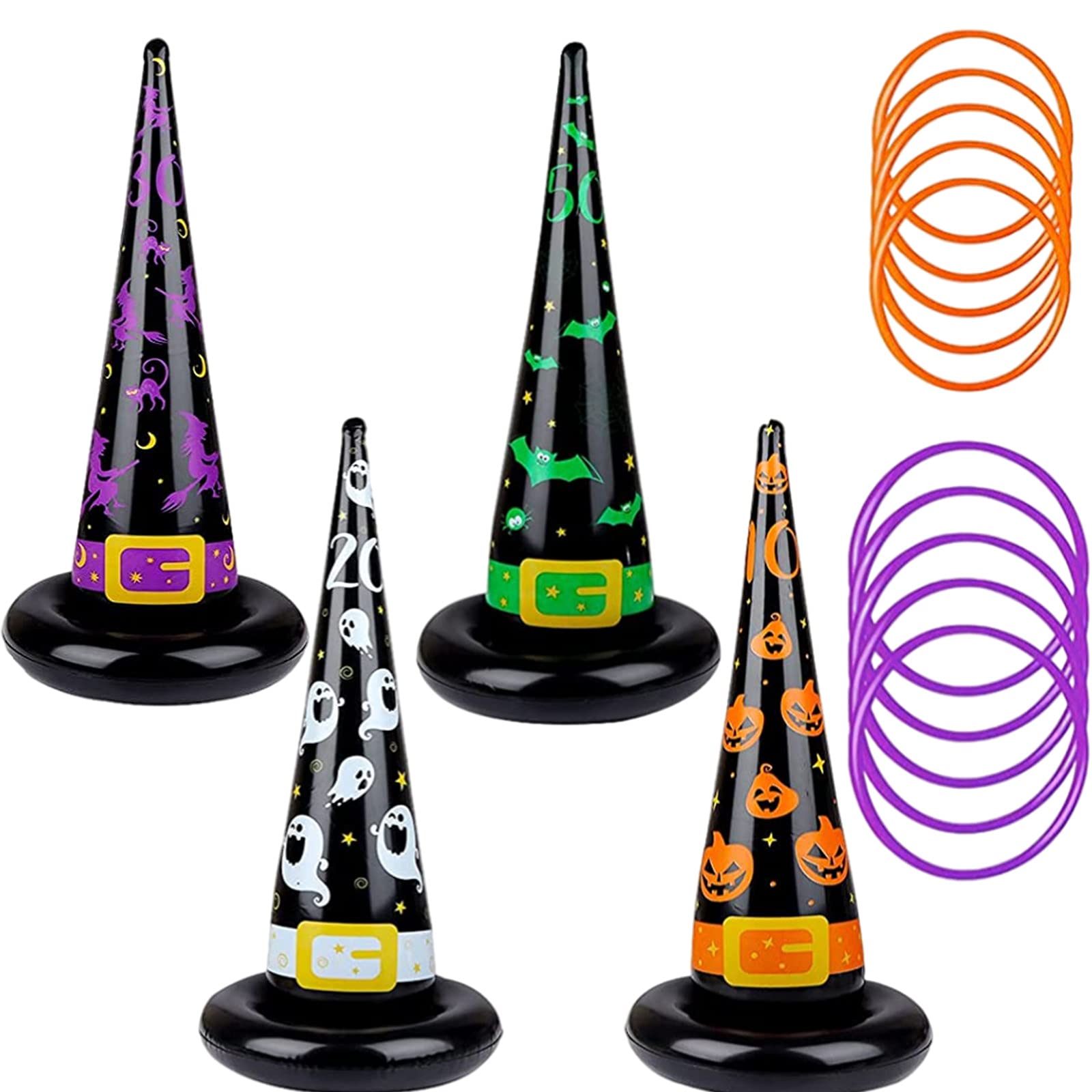Halloween Ring Toss Game Halloween Toss Game Props 4pcs Inflatable ...