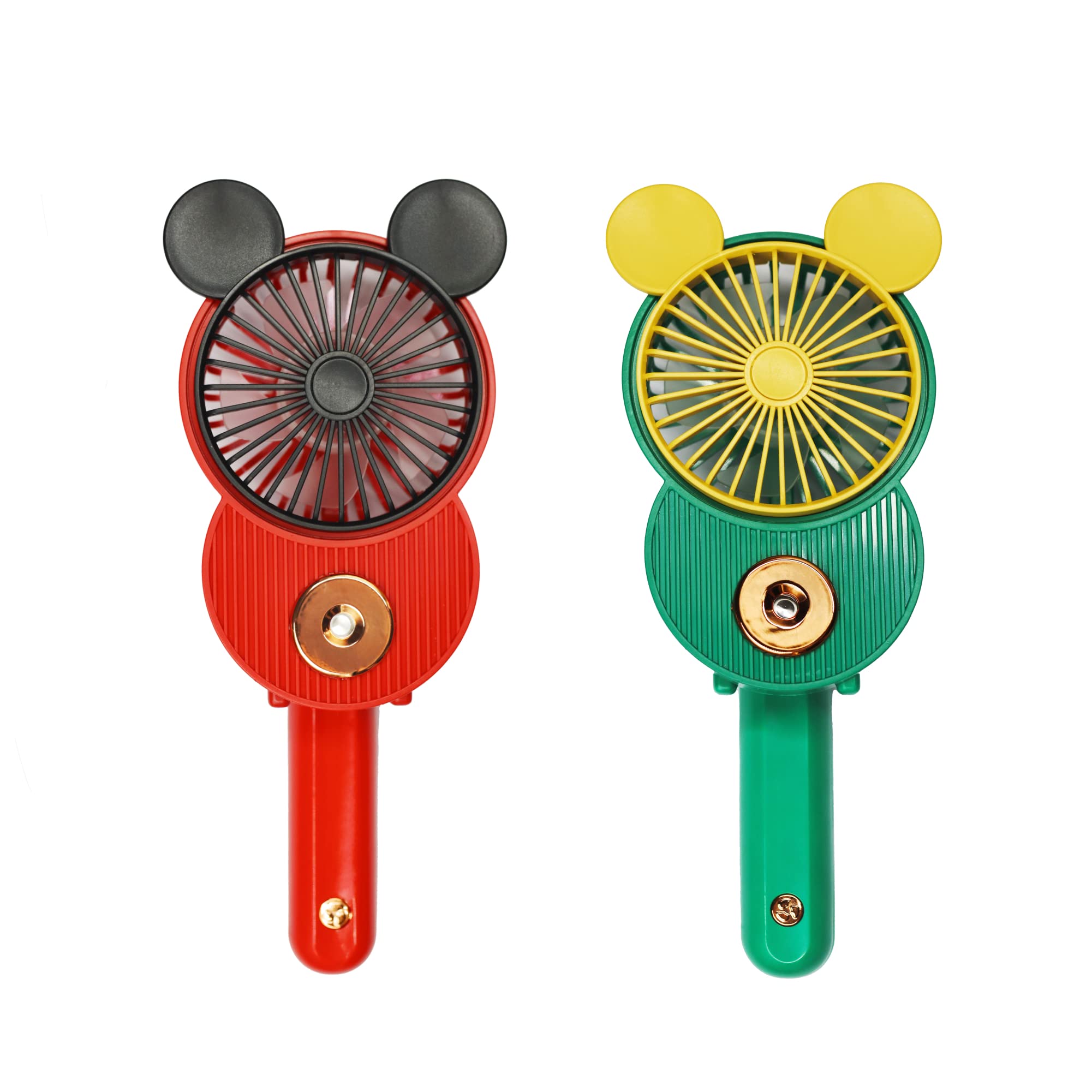 Amazon.com: LACOVIA Cute Mickey Misting Mini Fan, Handheld Portable USB ...