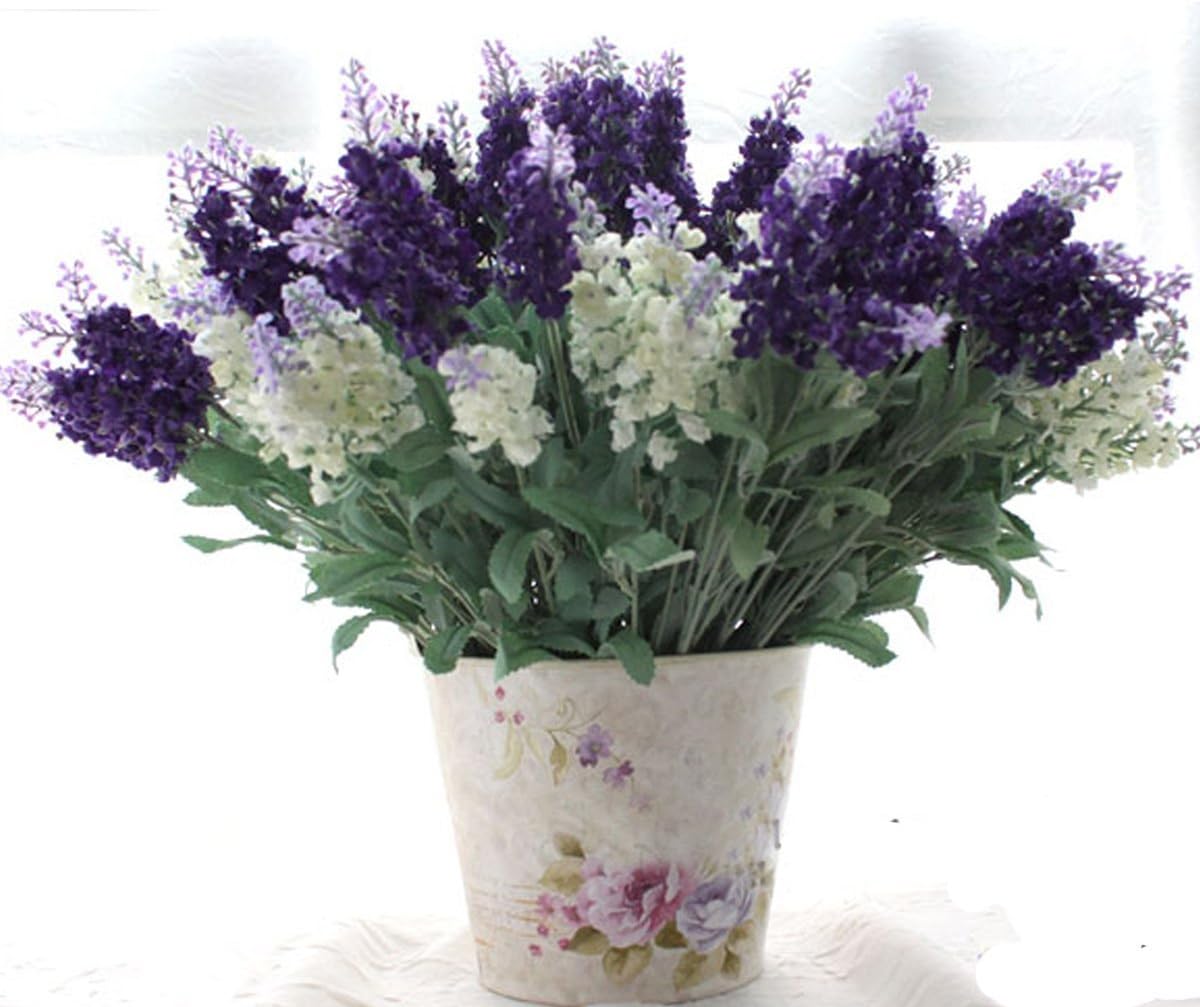 Wofee – Ramillete de flores de lavanda de seda para decorar la casa o ...