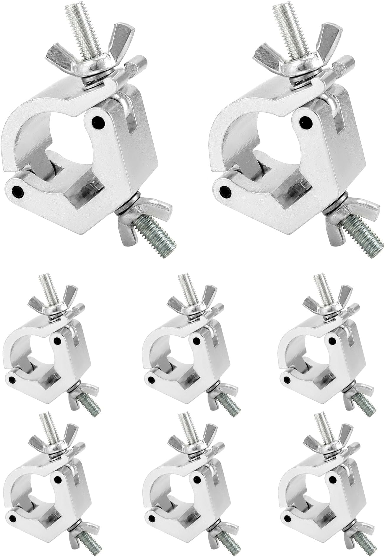 QWORK® 8er Pack Traverse Klemmen - 30-36mm - 100kg Kapazität ...