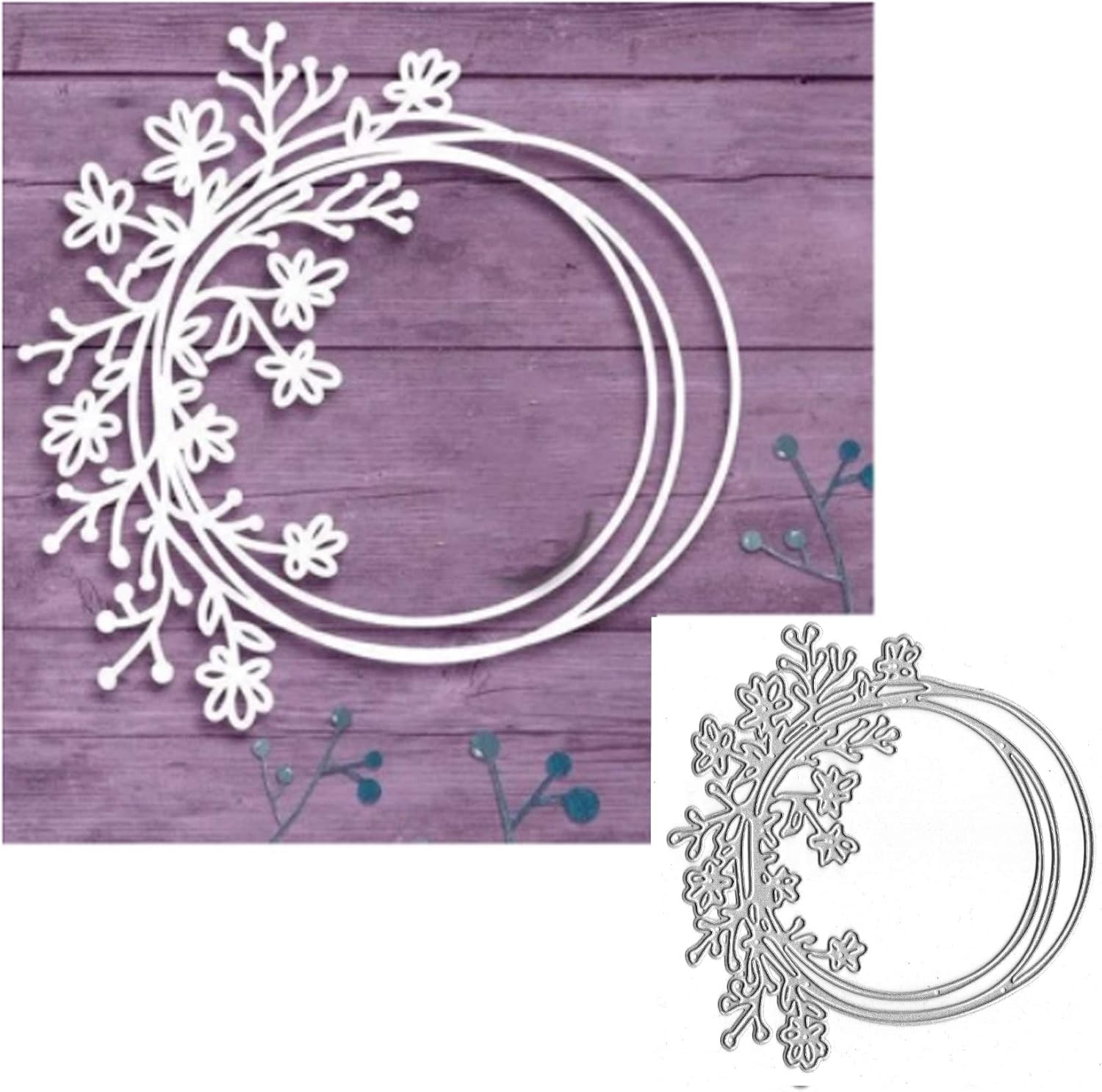 Amazon.com: Scribble Circles Cutting Dies,DIY Scrapbooking Artist Metal ...