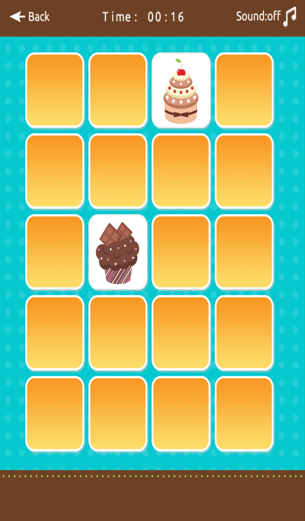 Cupcakes Memory Match - App on Amazon Appstore