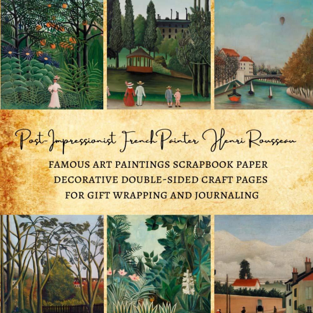 Post Impressionist French Painter Henri Rousseau Famous Art Paintings ...