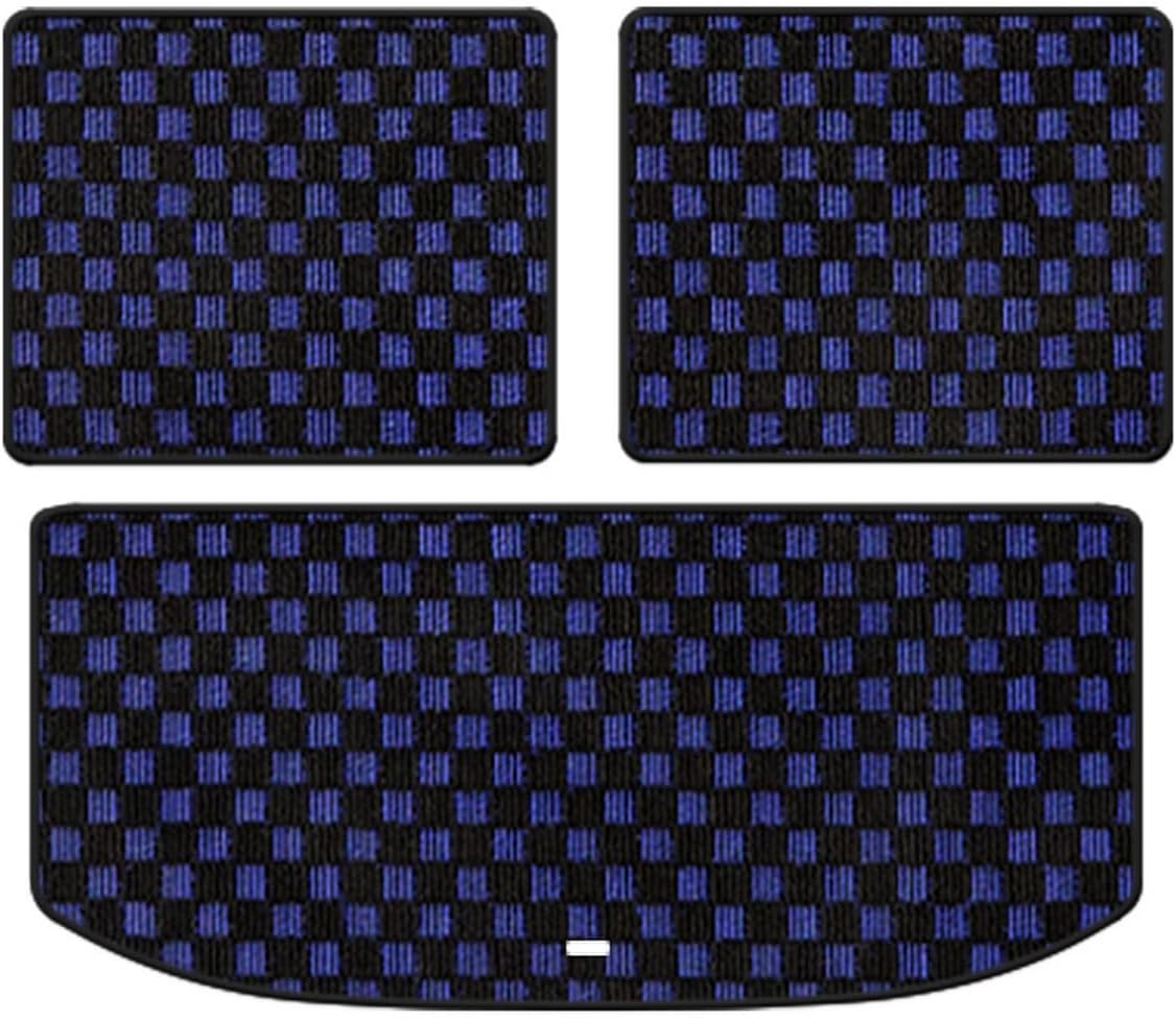 Amazon | Hotfield スズキ 互換品 新型 ソリオ バンディット対応 MAD7S MA27S MA37S MA47S トランクマット ラゲッジマット チェックブルー | フロア ...