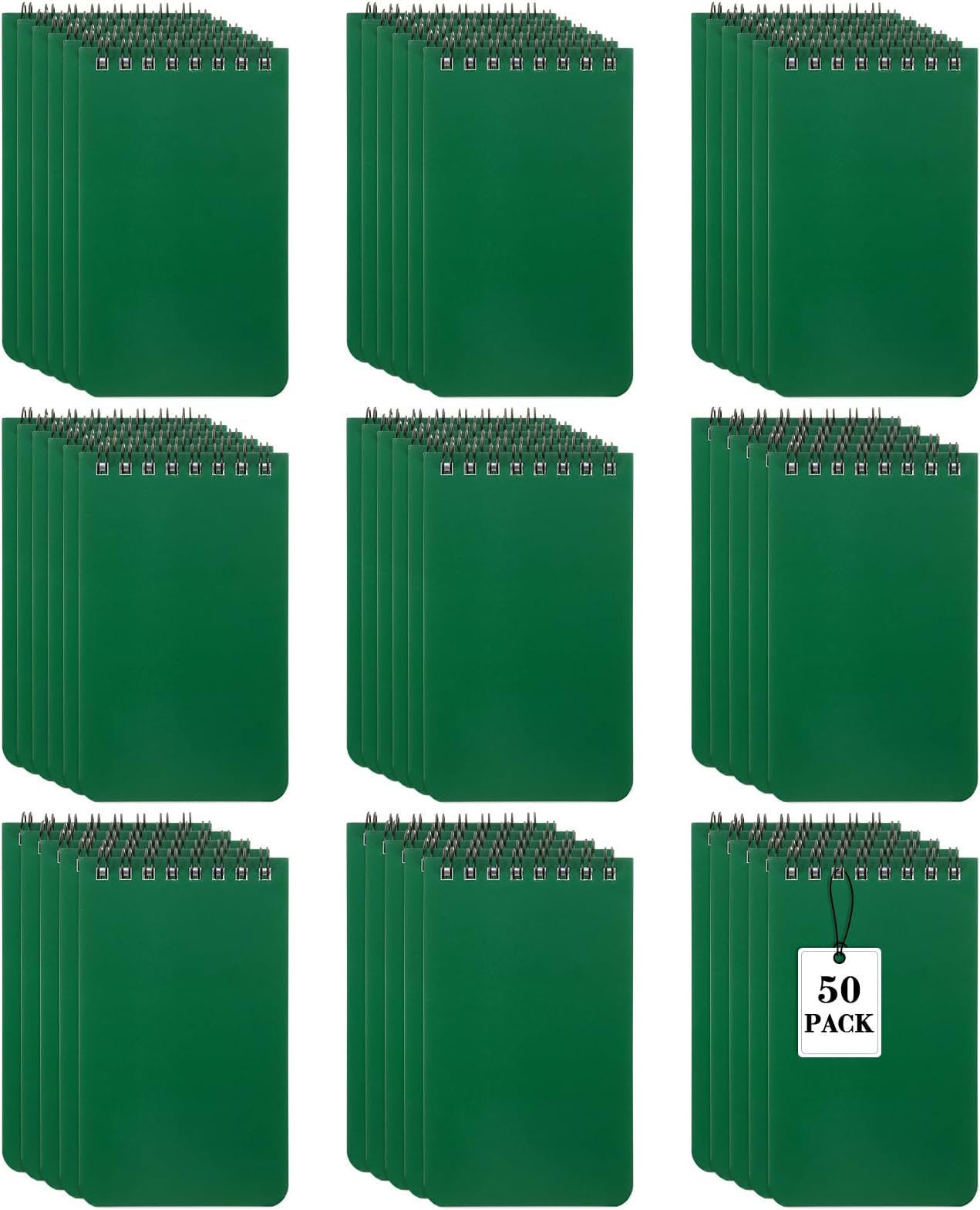 Amazon.com : Nuanchu Note Pads 3 x 5'' Spirals Notebook, 60 Sheets Mini ...