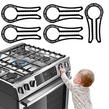Amazon.com : Gas Stove Knob Locks, Oven Lock Child Safety Stove Guard ...