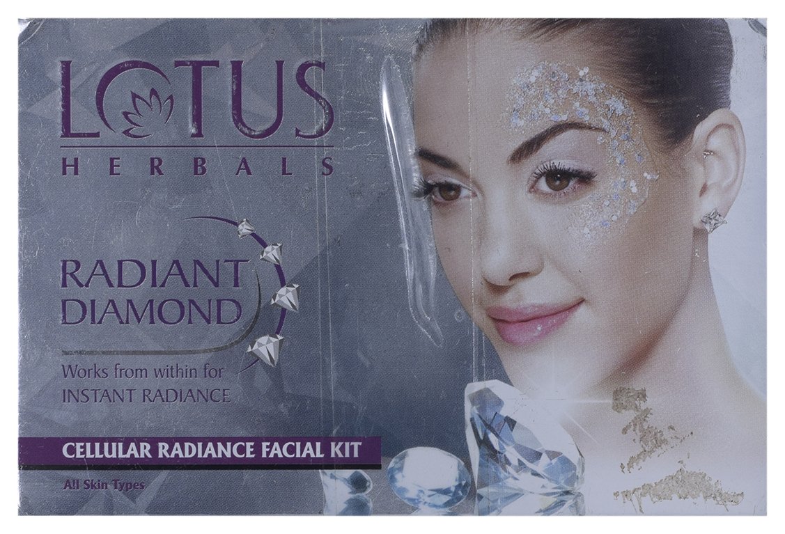 Lotus Facial Kit - Radiant Diamond, 1 Kit Box : Amazon.in: Beauty