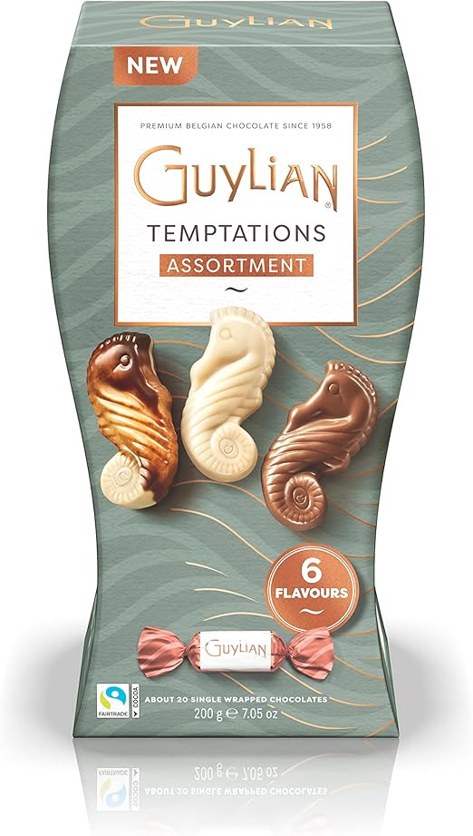 Guylian Temptations Assortment Curved Pack |Box of Chocolate Gifts ...