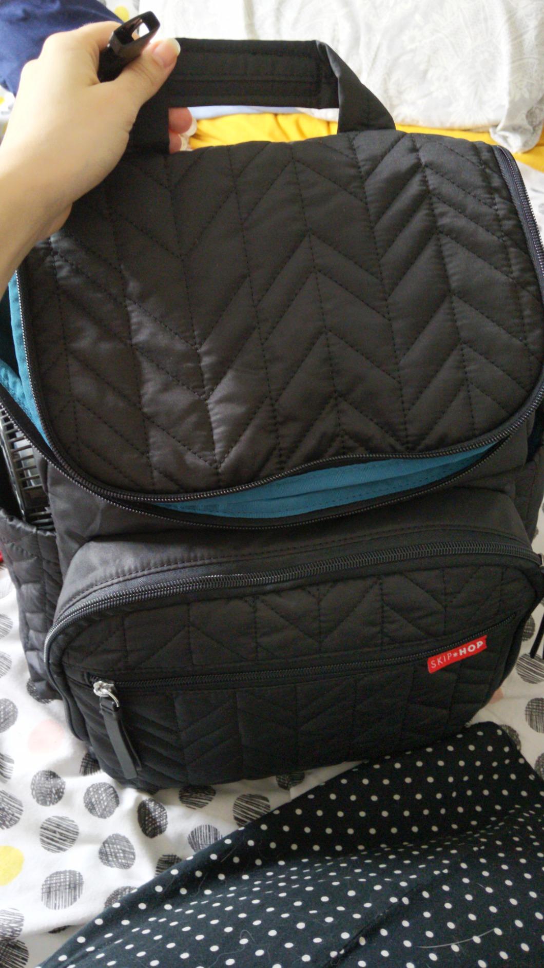Skip Hop Forma Changing Backpack, Jet Black : Amazon.co.uk: Fashion