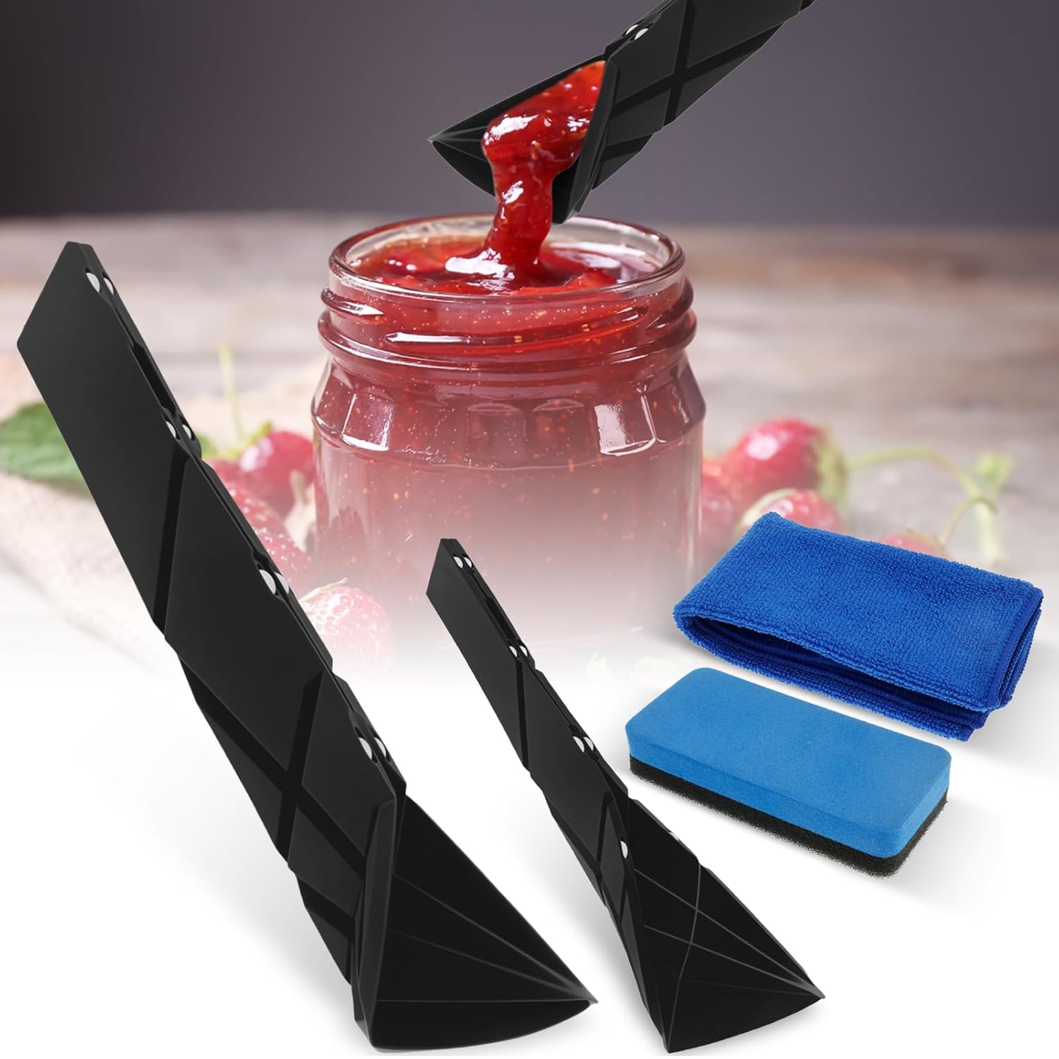 Polygons Flat 3-in-1 Measuring Spoons, 2 Pcs Flat Measuring Spoon ...