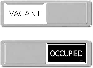 Black & White Vacant Occupied Office Sign, Vacant Occupied Sign for ...