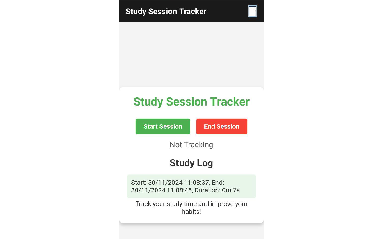 App Study Session Tracker - App on Amazon Appstore