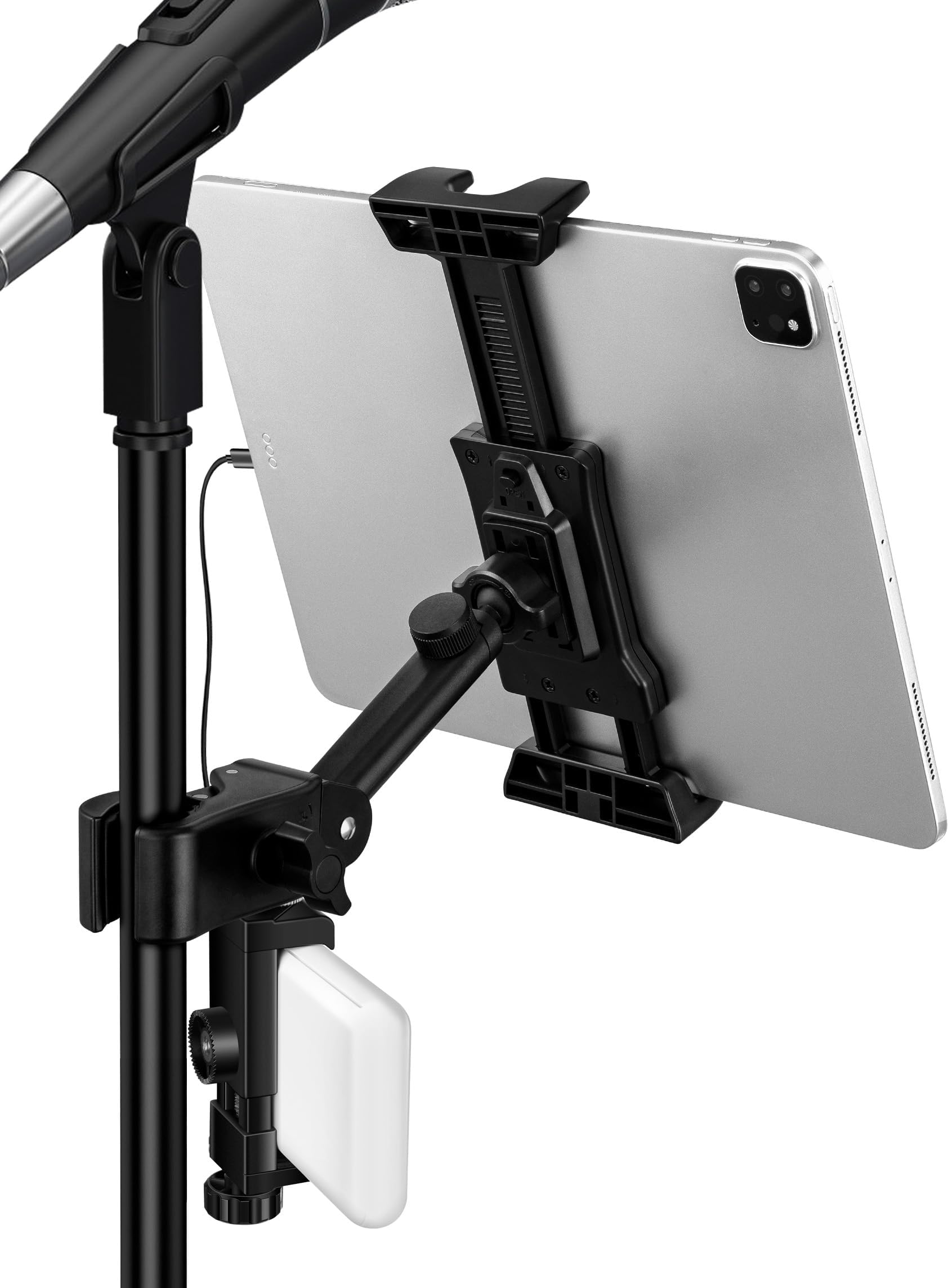 Amazon.com: LZSIG Updated Tablet & Power Bank Mount Holder for Mic ...