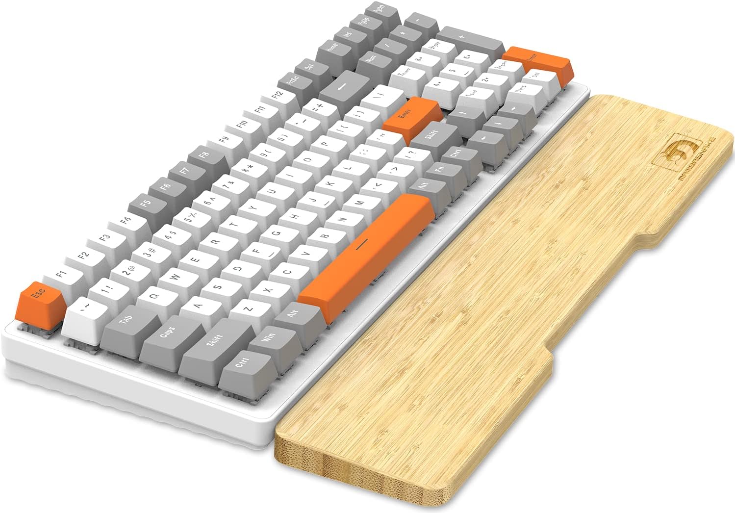 Amazon.com : GK GAMAKAY Wooden Wrist Rest Pad, 14.17'' Compact ...