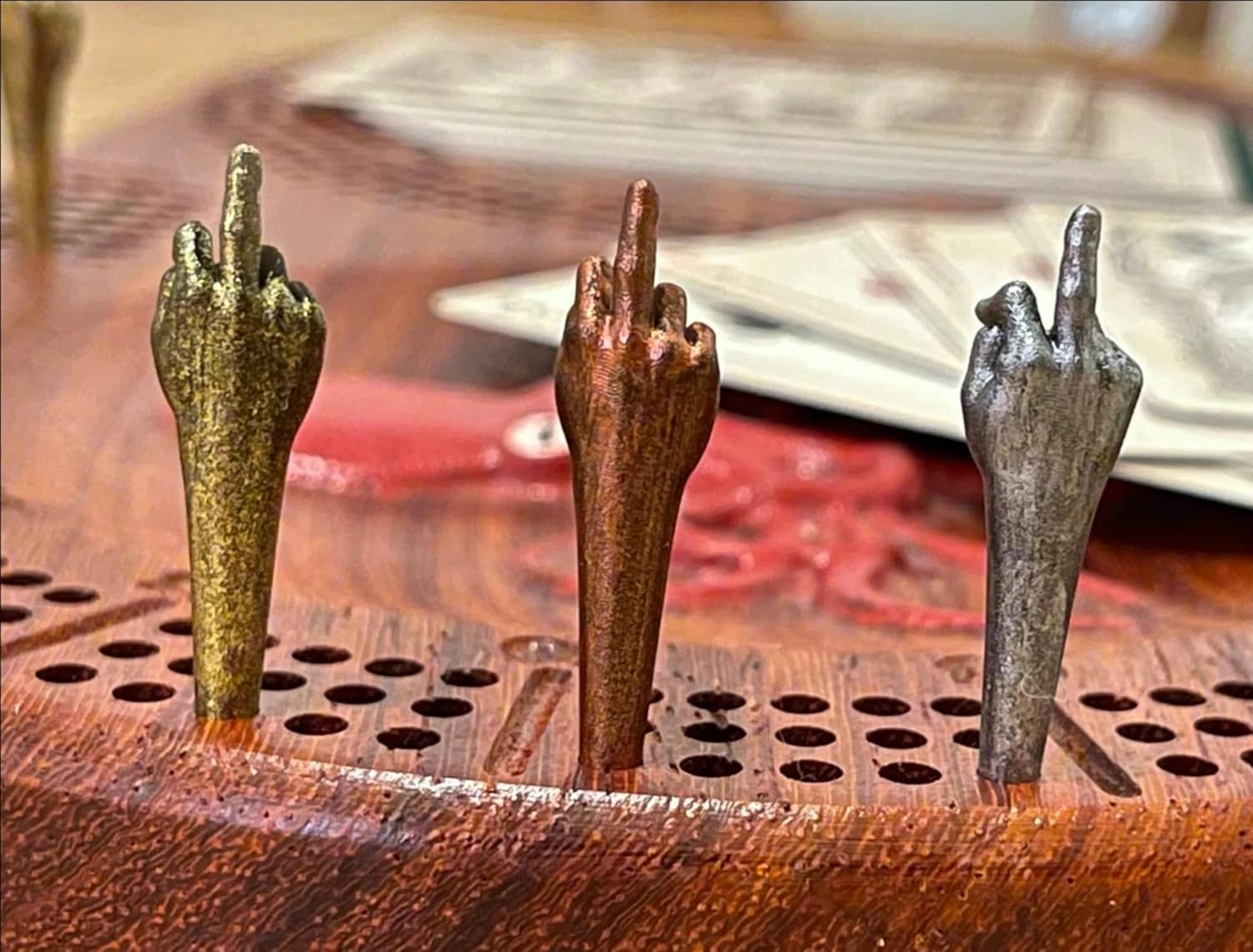 Amazon.com: Cribbage Cribbage Pegs Custom Cribbage Pegs Bird Finger ...