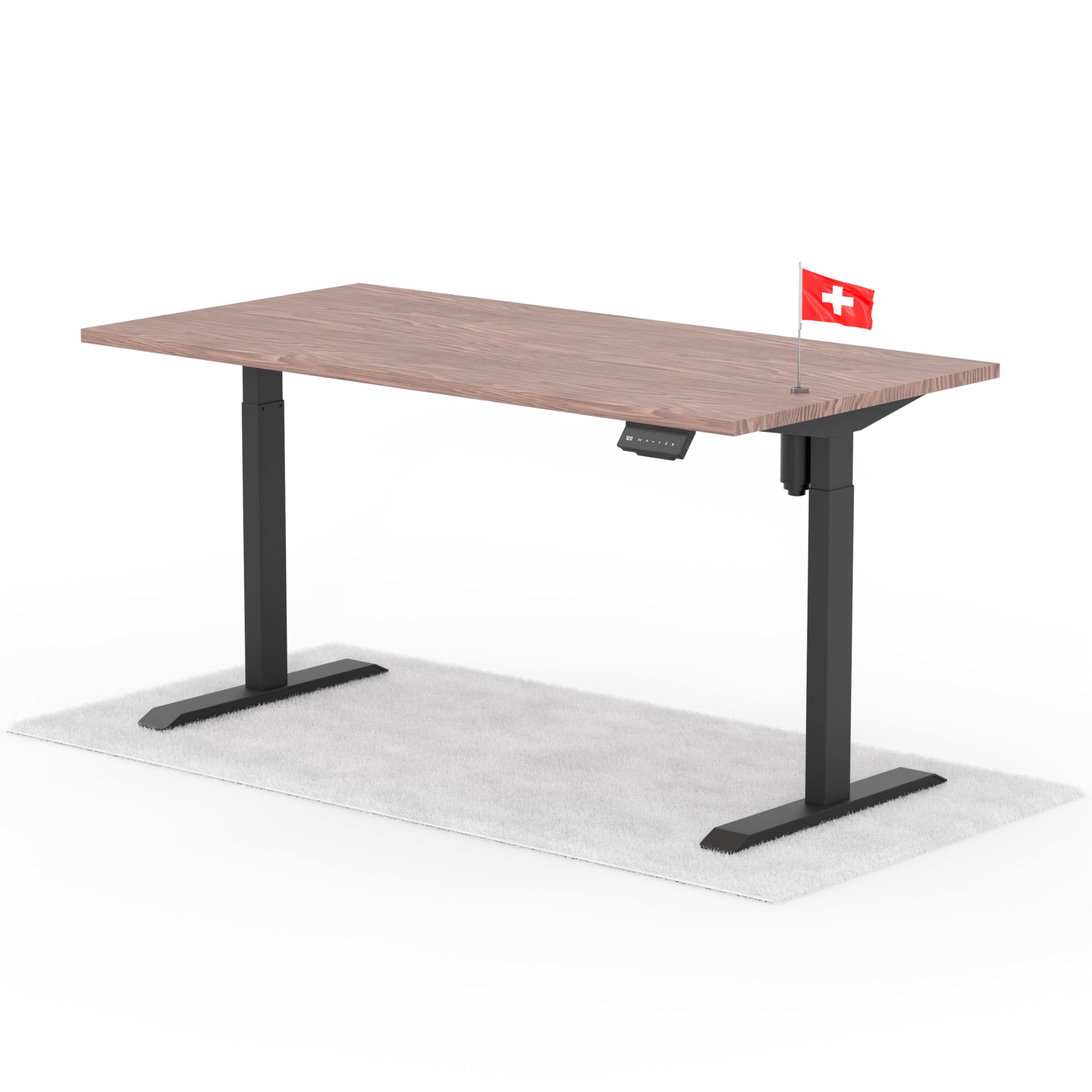 Standable ECO Höhenverstellbarer Schreibtisch 160 x 80 cm I ...