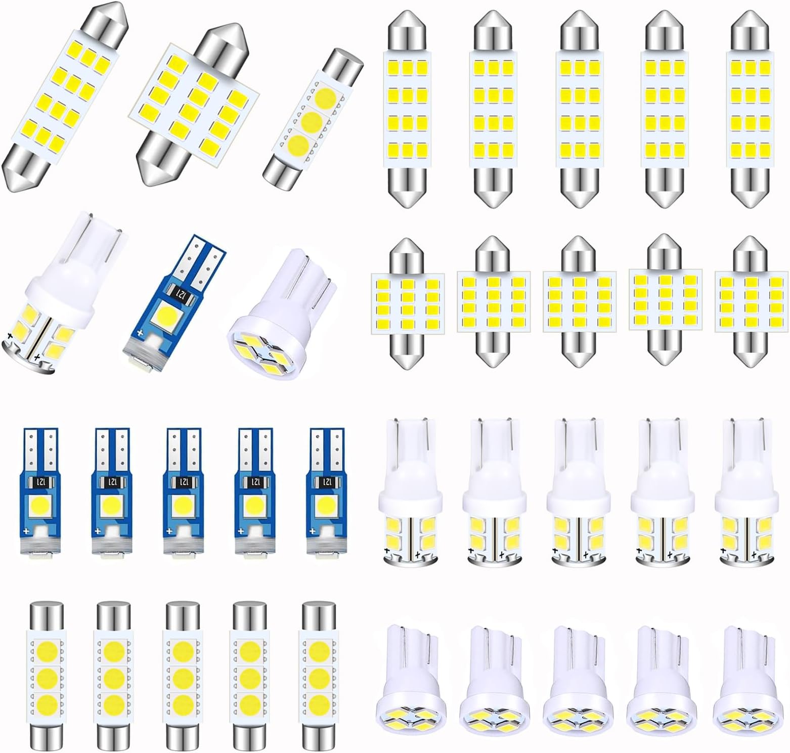 Amazon.com: YOGEIER Car Led Bulb, Led Combination Set of 24 Sets, Used ...