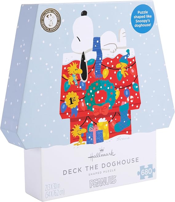 Hallmark Jigsaw Puzzle, SNOOPY Jigsaw Puzzle, SNOOPY's Doghouse, 680 ...