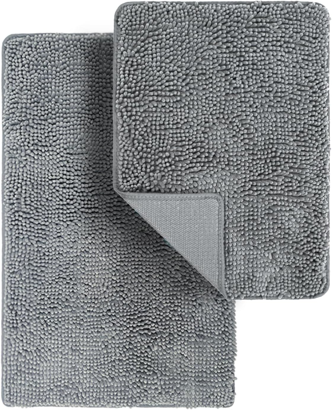 Amazon.com: MIGRQIY Bathroom Rugs Sets 2 Piece - Soft Chenille Bath ...