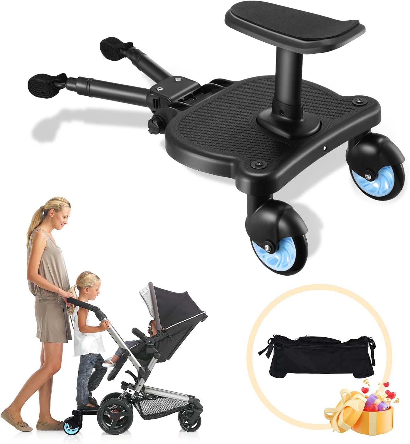Amazon.com : ZGROCK Universal Stroller Board, Buggy Board with ...