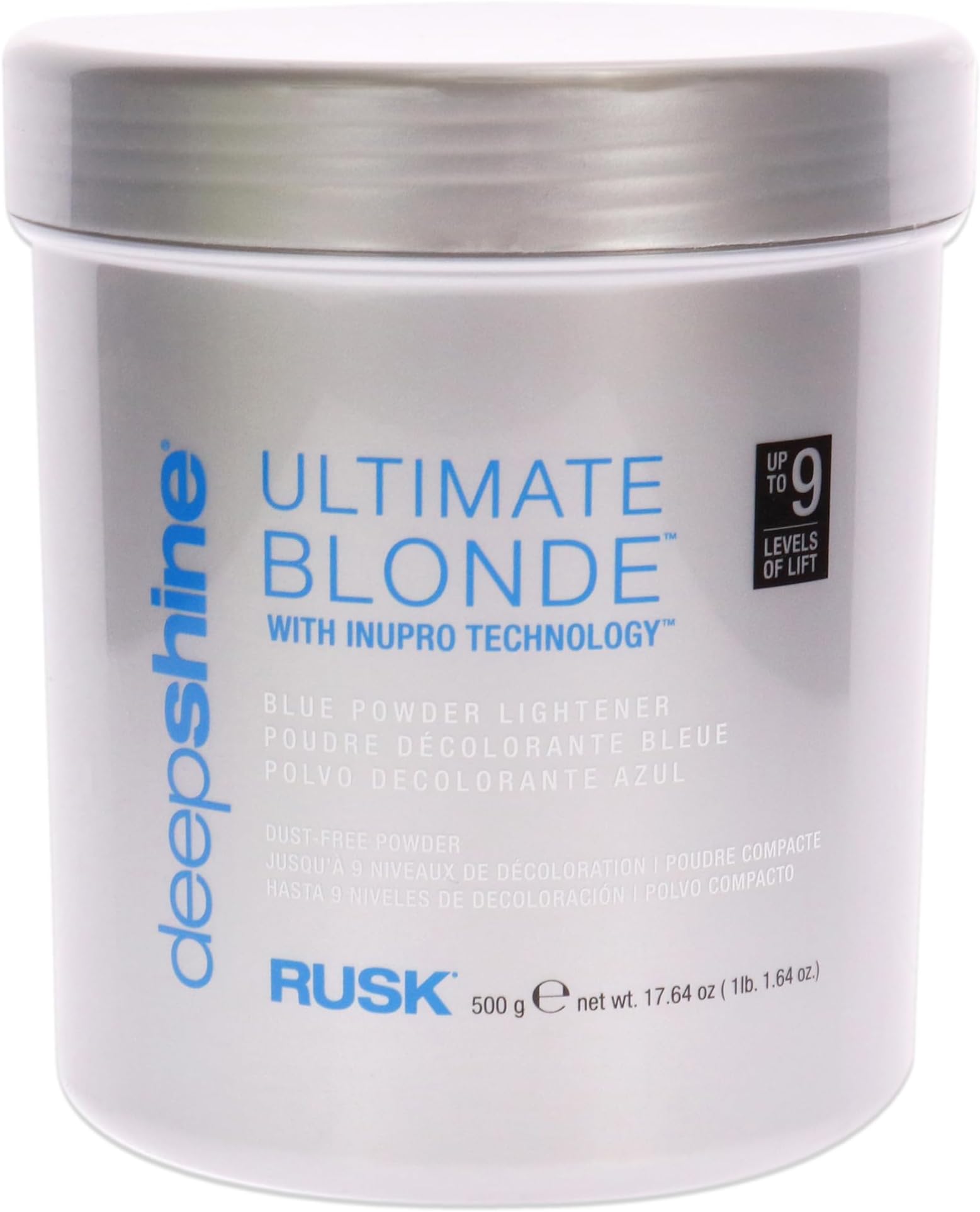 Amazon.com : Rusk Deepshine Ultimate Blonde Blue Powder Lightener for ...