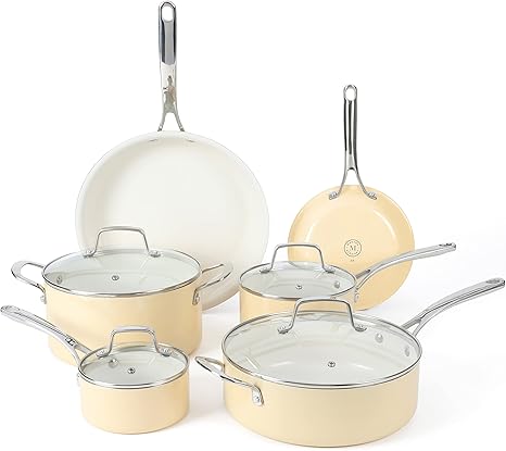 Amazon.com: Martha Stewart Lockton Premium Nonstick PFA Free Ceramic ...