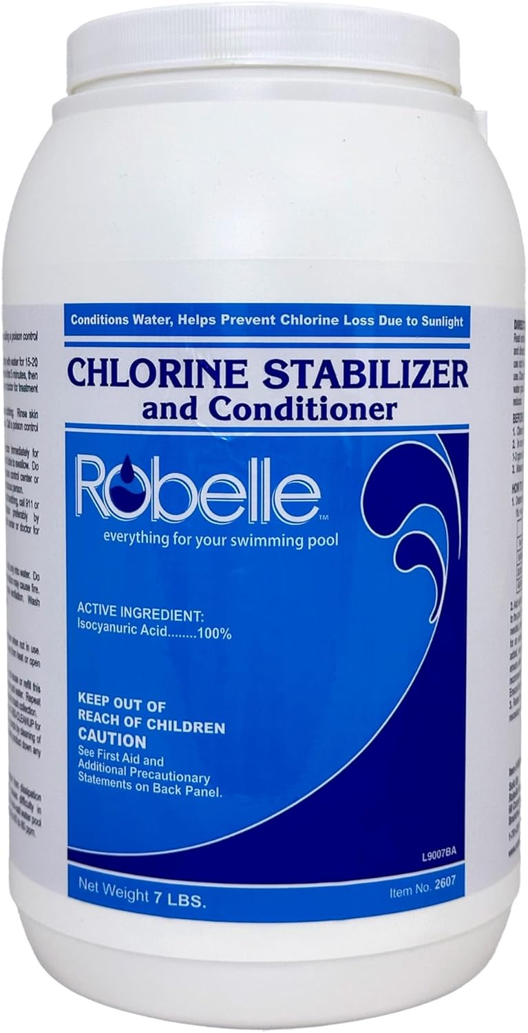 Amazon.com : Robelle 7-Pounds Premium Chlorine Stabilizer and ...