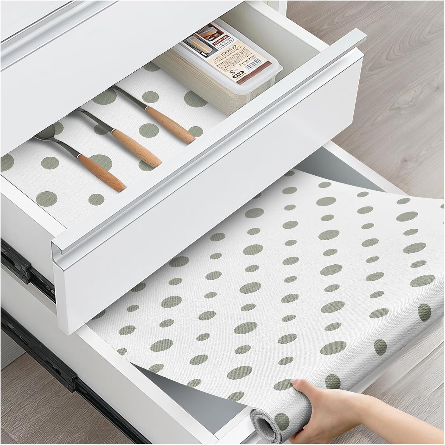 Amazon.com - ALIUNI Drawer and Shelf Liner, Non-Slip Kitchen Cabinet ...