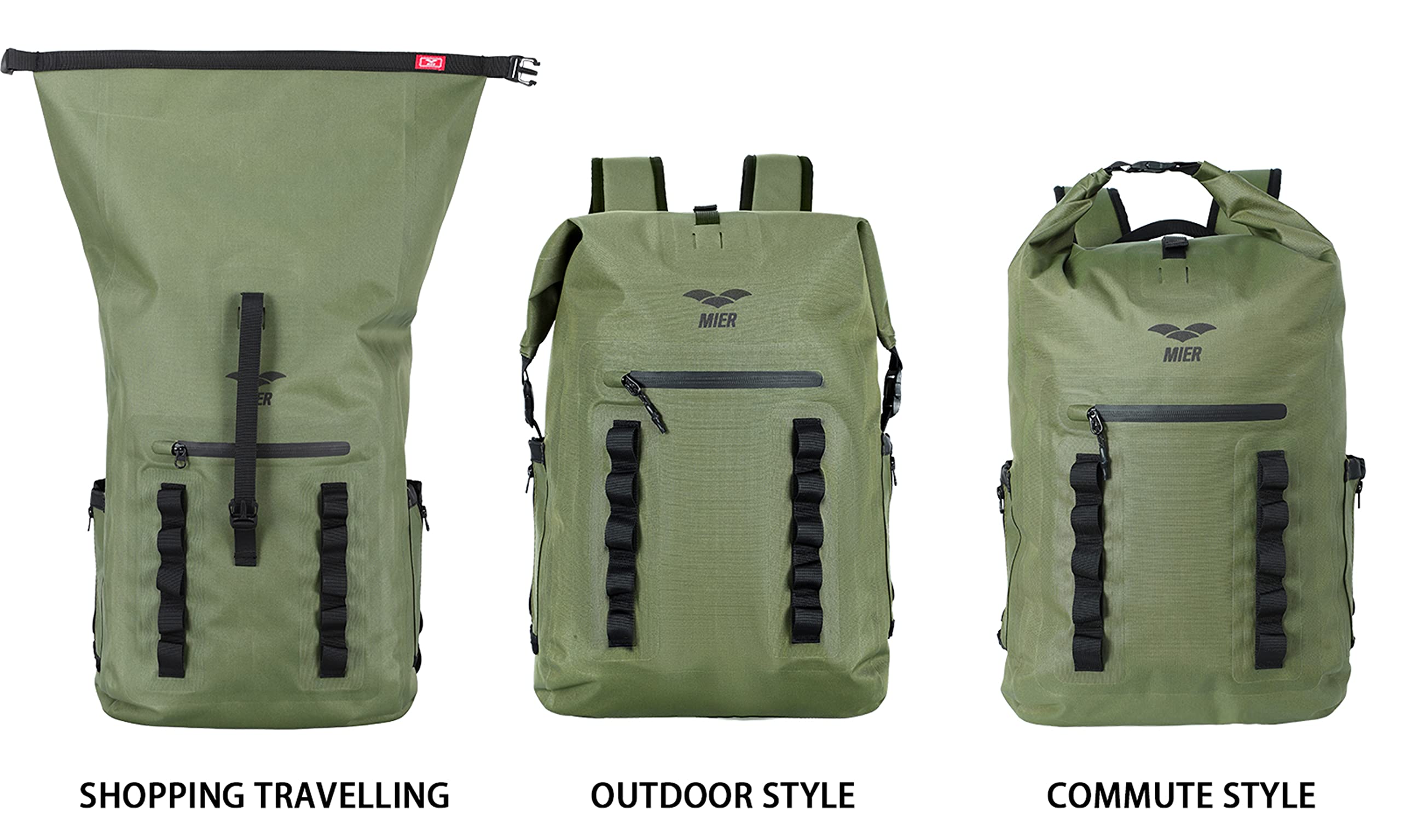 Snapklik.com : MIER Dry Bag Waterproof Backpack 30L Dry Sack Heavy Duty ...