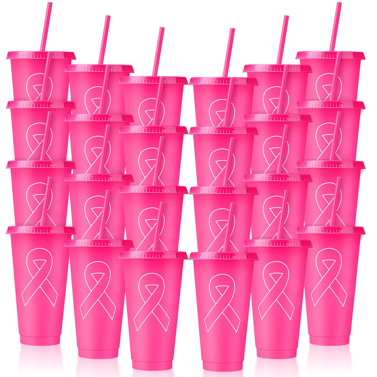 Amazon.com | Bokon 24 Breast Cancer Gifts for Women, 24oz Breast Cancer ...