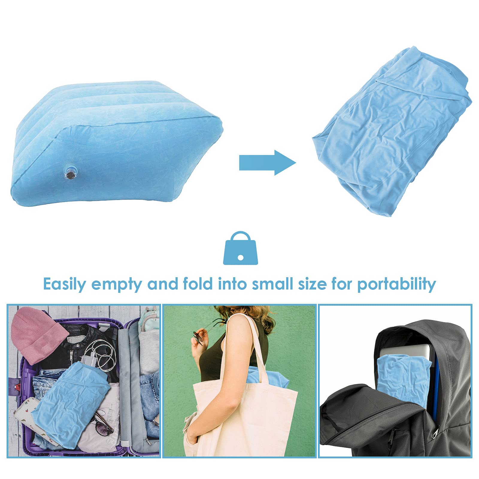 Inflatable Knee Support Pillow at Ida Barrera blog